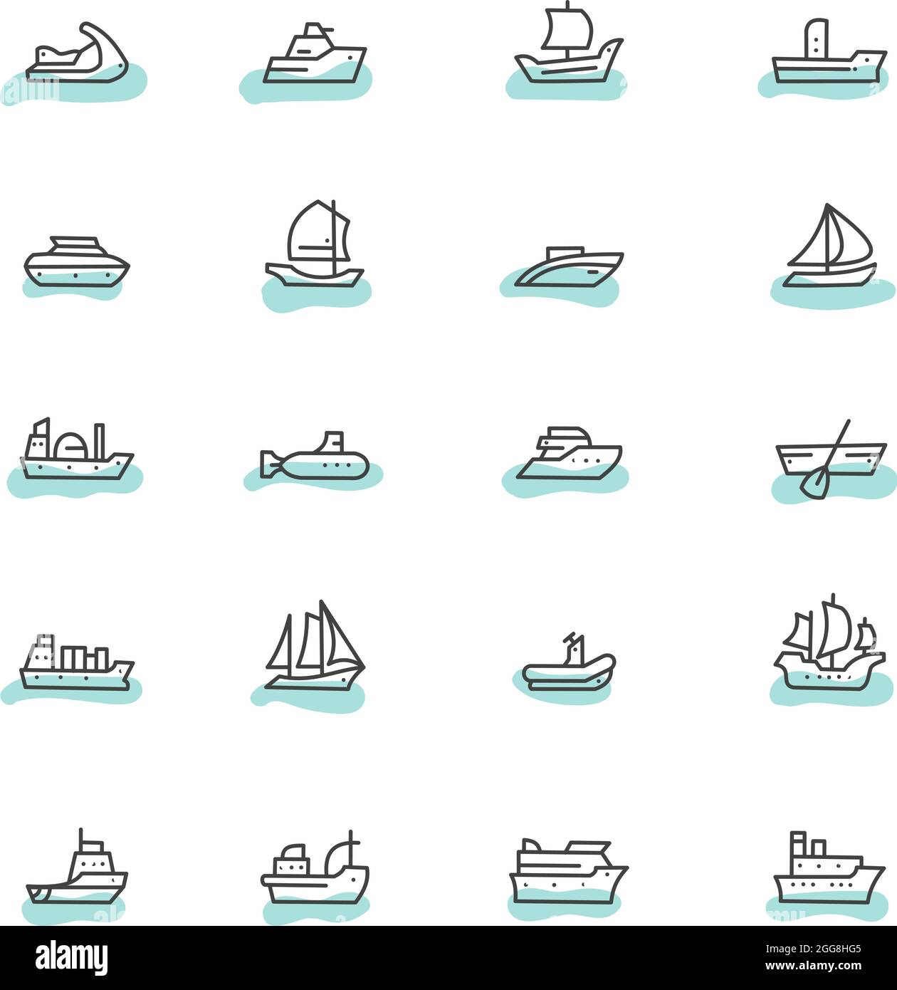 Sky sea background Cut Out Stock Images & Pictures - Alamy