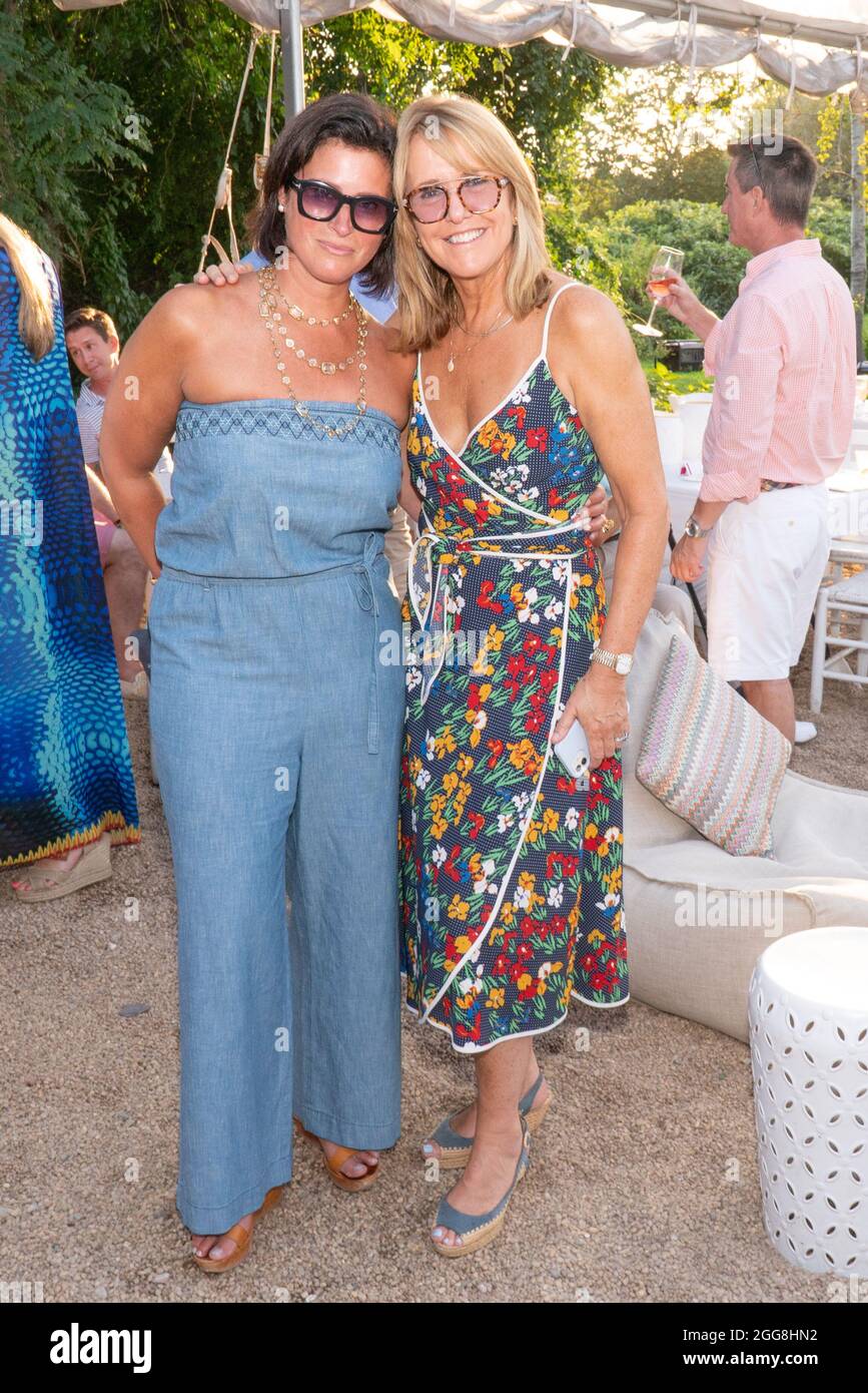 Samantha Lippet and Pamela Godwin attend Dan's Papers Out East End ...