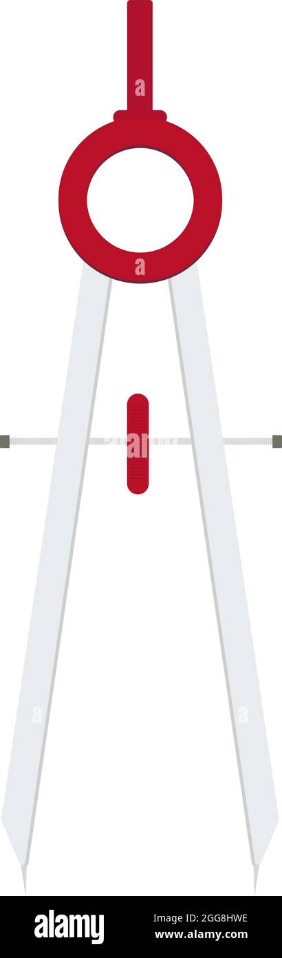 Red divider, illustration, vector on a white background Stock Vector ...