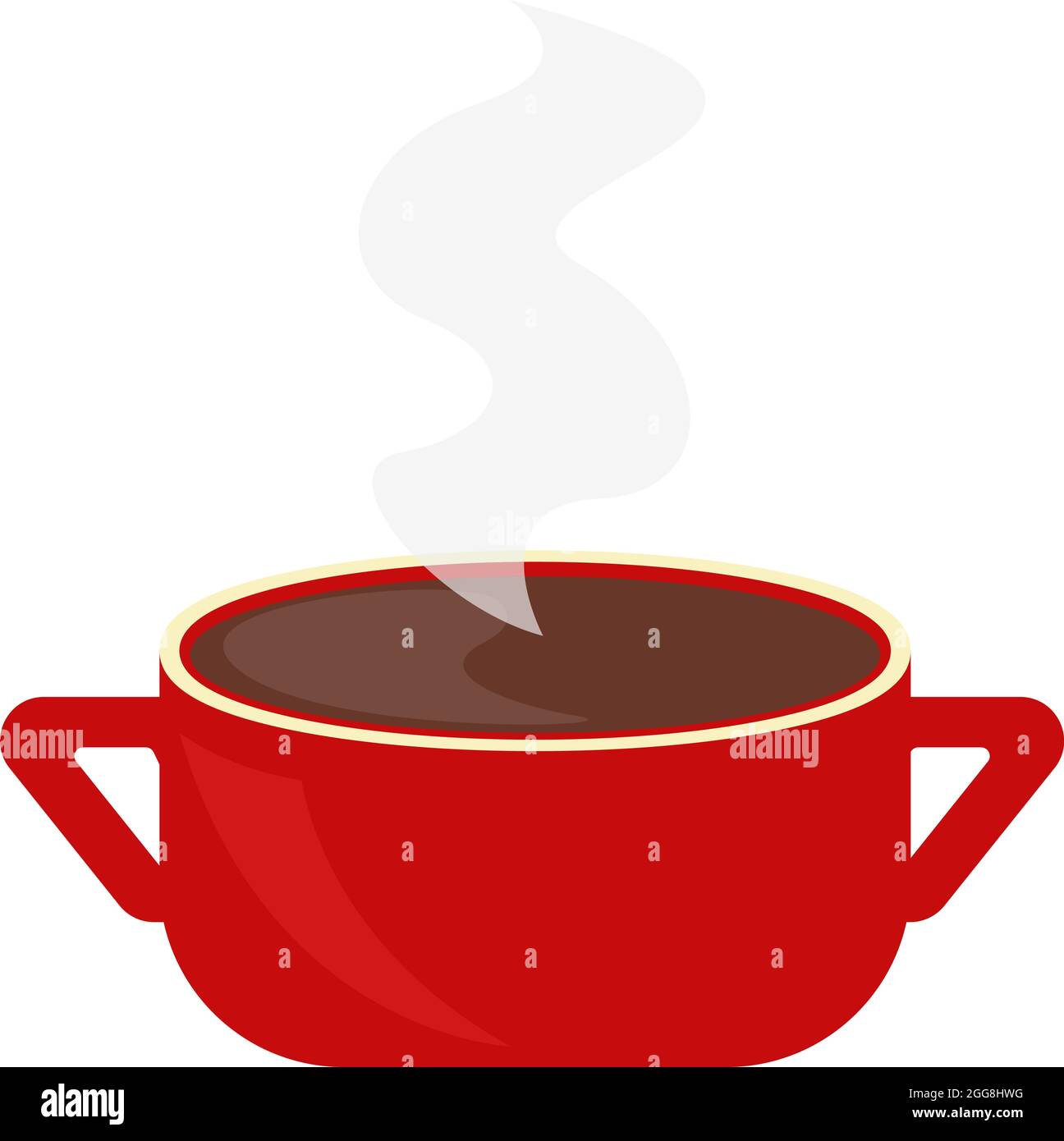 Cup with two handles Stock Vector Images - Alamy