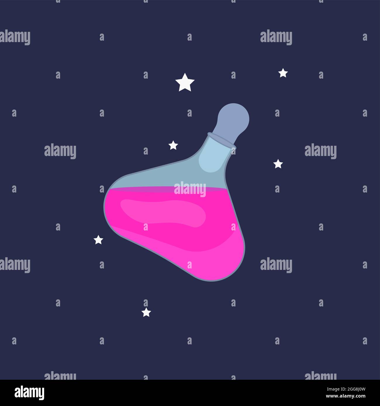 Blue potion Stock Vector Images - Alamy