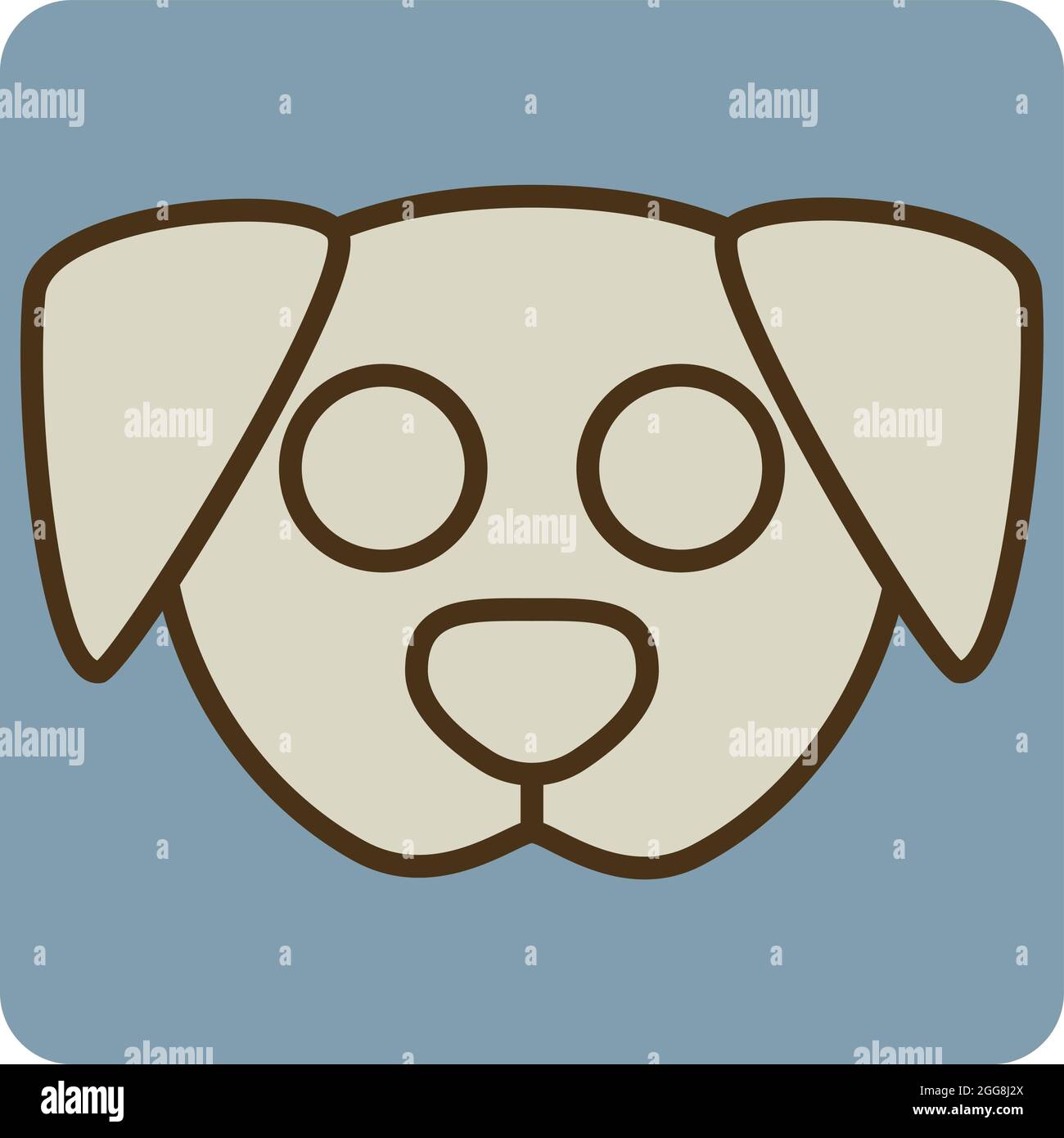 Baby dog illustration Cut Out Stock Images & Pictures - Alamy