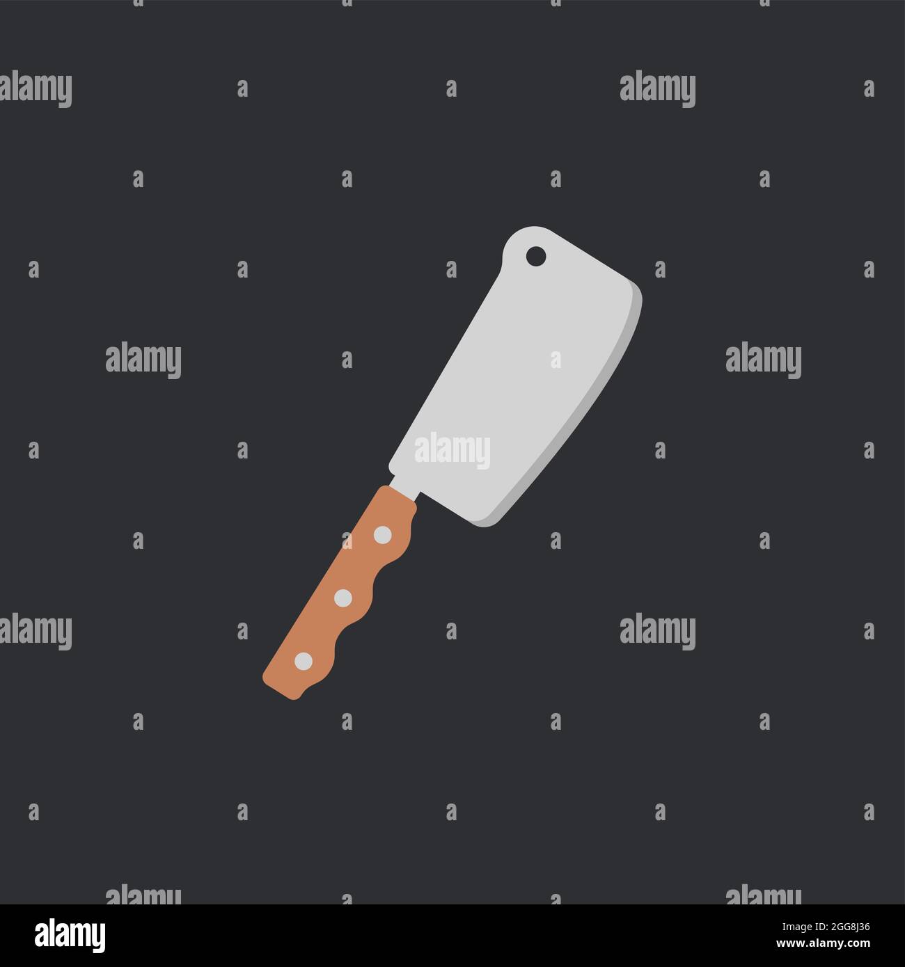 Butcher knife Stock Vector Images - Alamy