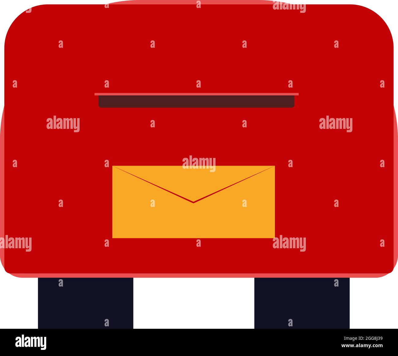 Sign on letterbox Stock Vector Images - Alamy