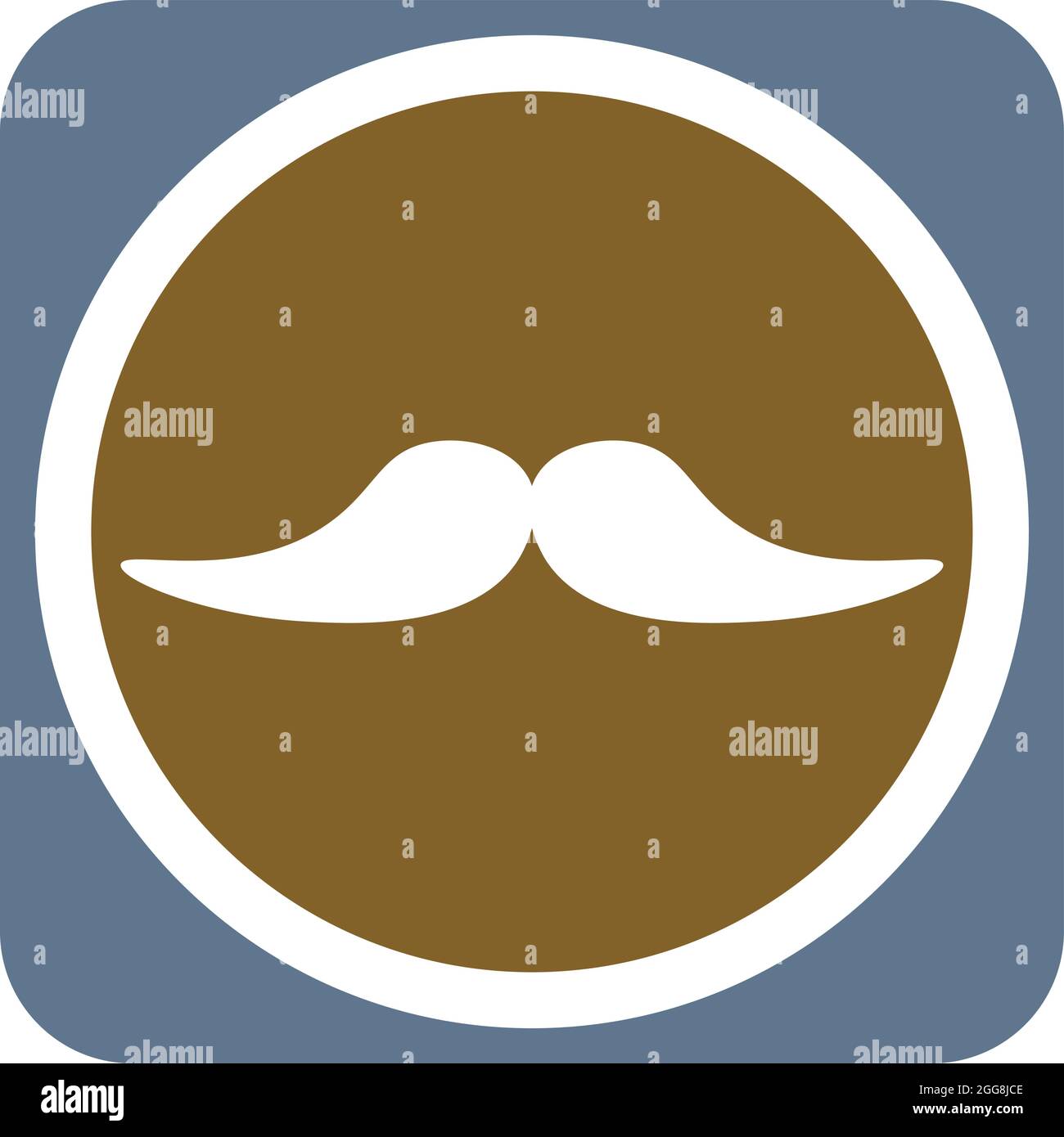 Moustache vector vectors hi-res stock photography and images - Alamy