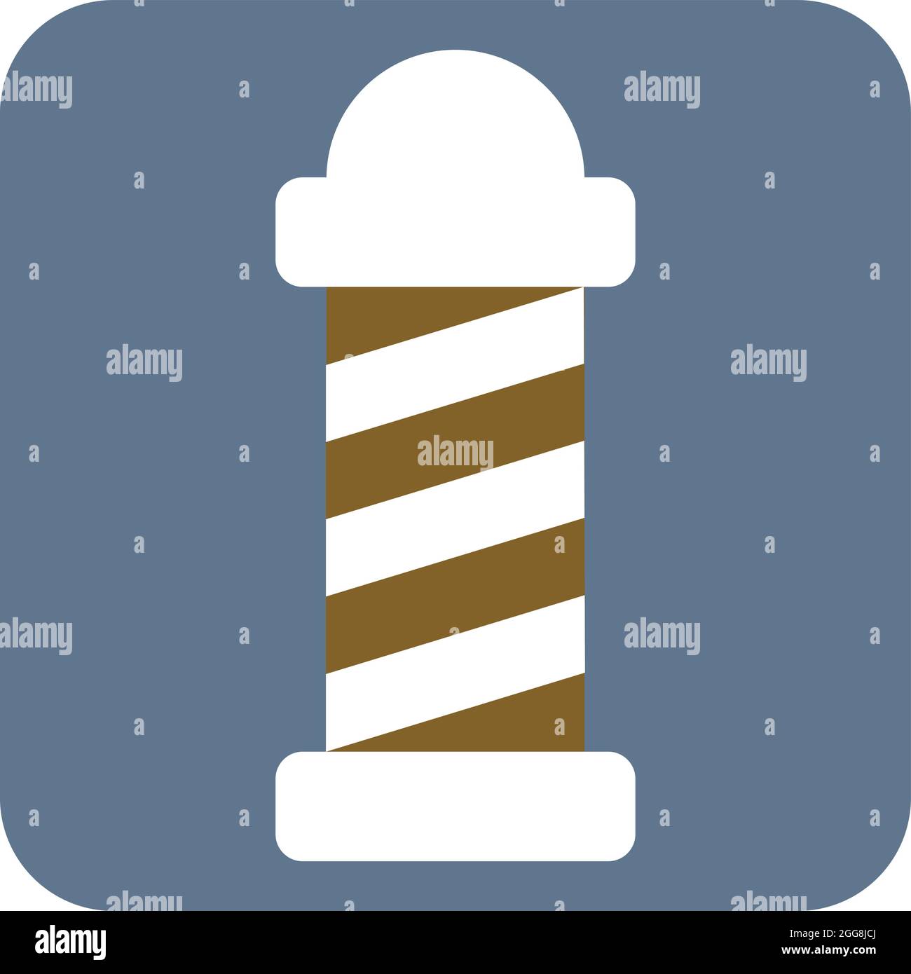 Barber shop symbol, illustration, vector, on a white background Stock ...