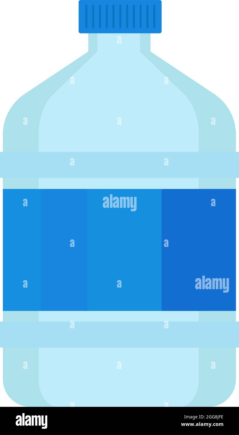 Water container, illustration, vector on a white background Stock ...