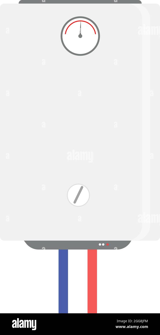 Water geyser, illustration, vector on a white background Stock Vector ...