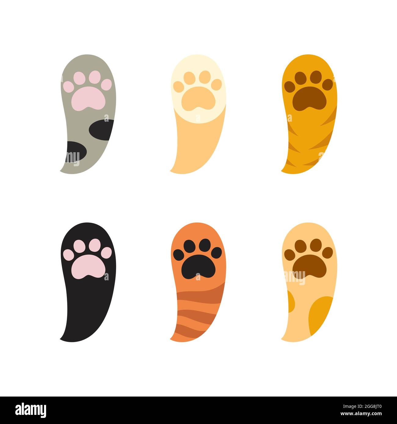 Paw Logo design vector illustration design template Stock Photo - Alamy