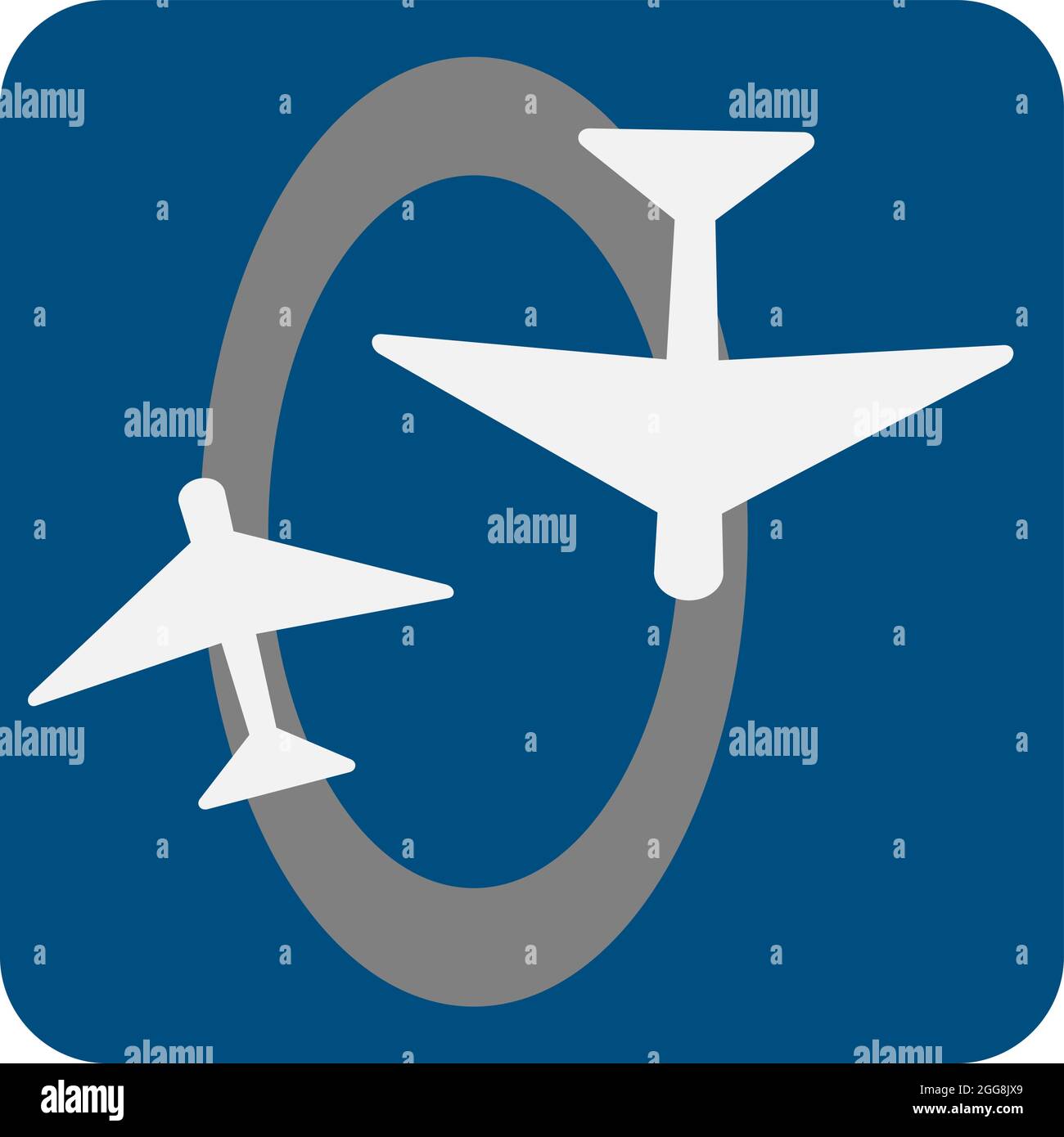 Airplane flight route on Cut Out Stock Images & Pictures - Alamy