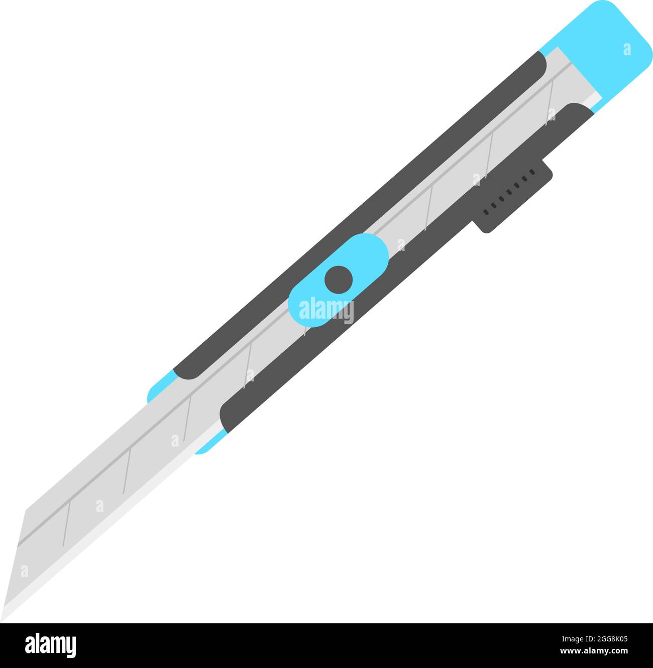 Paper cutter, illustration, vector on a white background Stock Vector ...