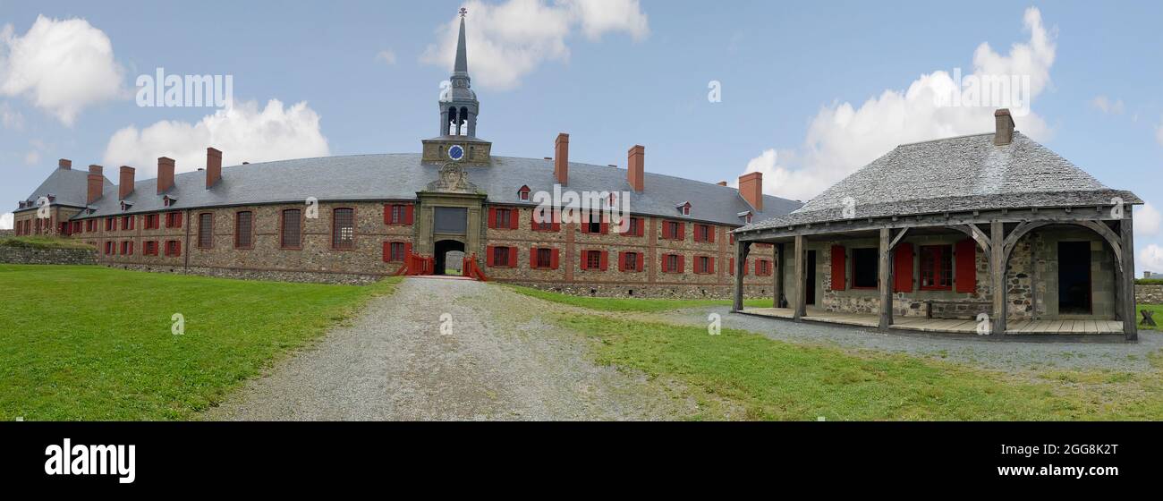 Fort Louisburg, Nova Scotia, Canada Stock Photo - Alamy