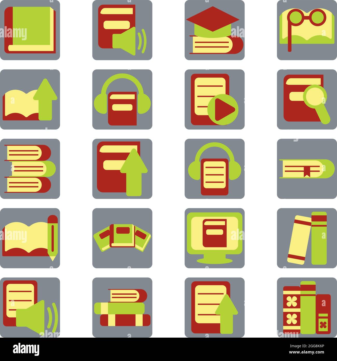 Modern reading, illustration, vector, on a white background Stock ...