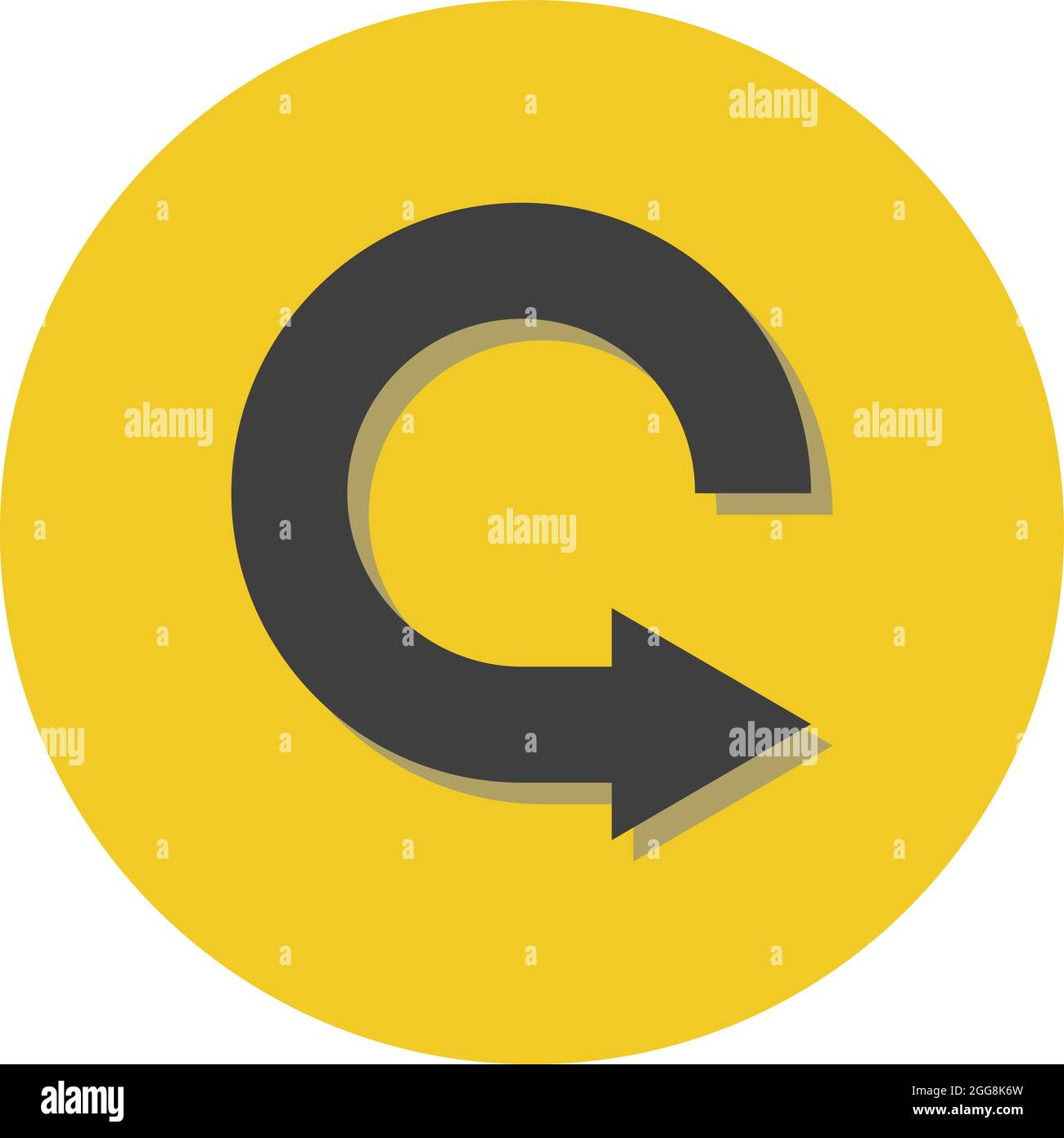 Replay button icon hi-res stock photography and images - Alamy