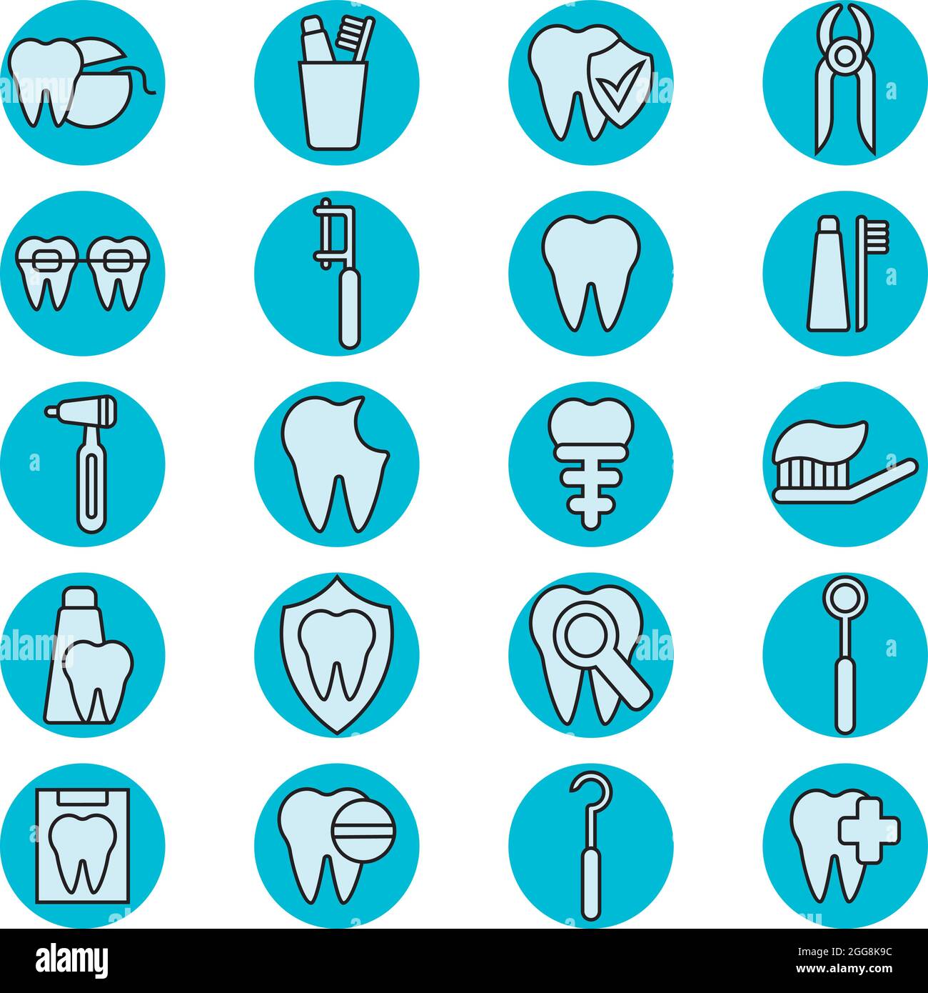 Dental office, illustration, vector, on a white background Stock Vector ...