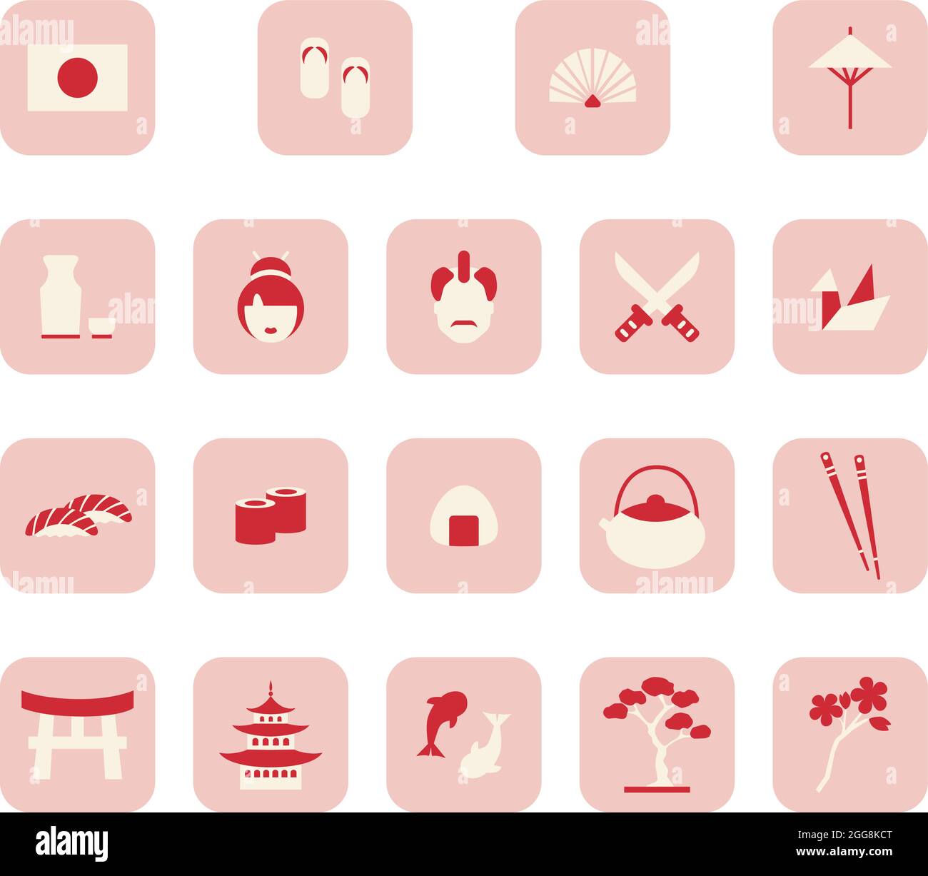 Culture japan china Stock Vector Images - Alamy