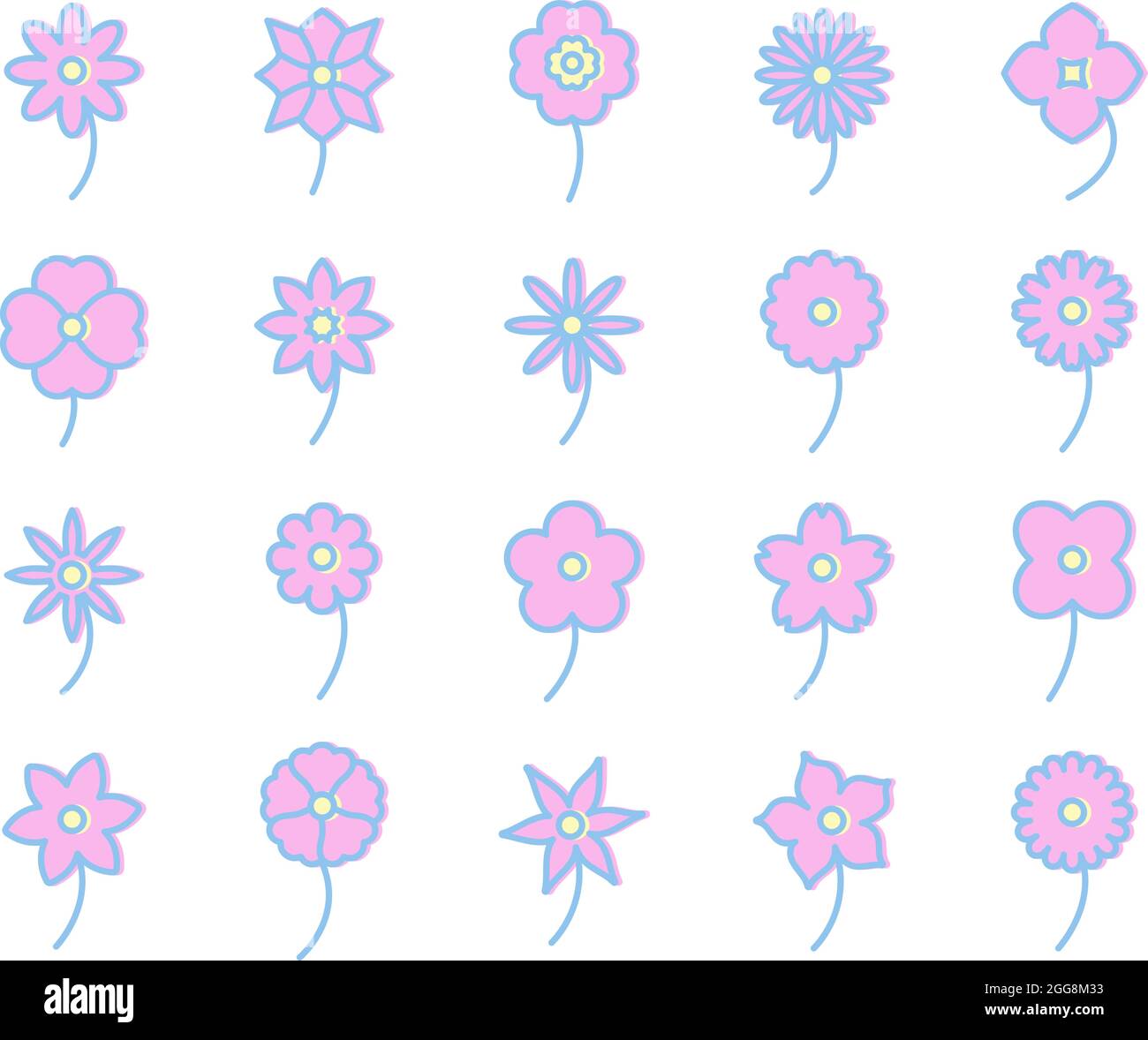 Vintage fabric bouquet flowers Cut Out Stock Images & Pictures - Alamy