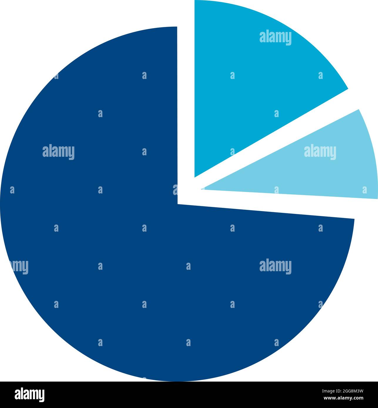 Analytics circle, illustration, vector, on a white background Stock ...