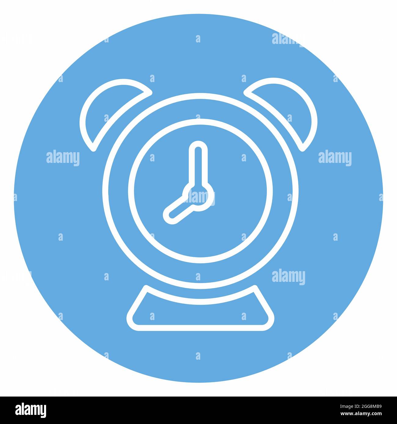 Icon Vector of Alarm - Blue Eyes Style - Simple illustration, Editable ...