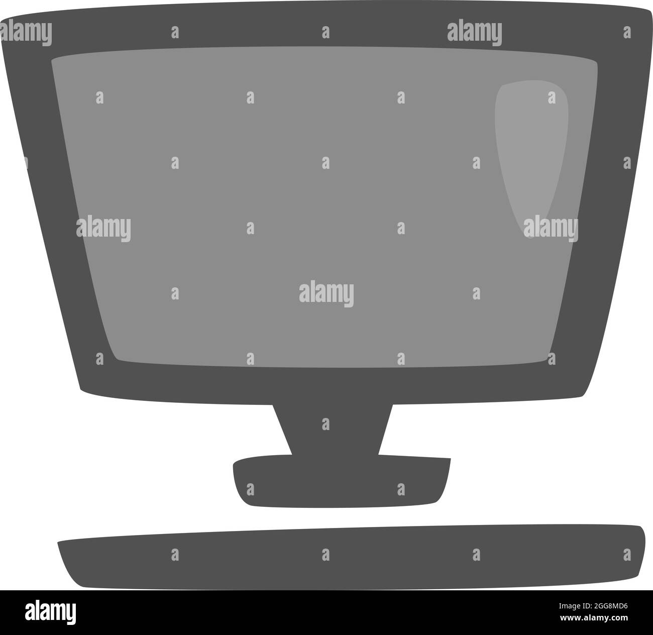 Computer monitor screen Stock Vector Images - Alamy