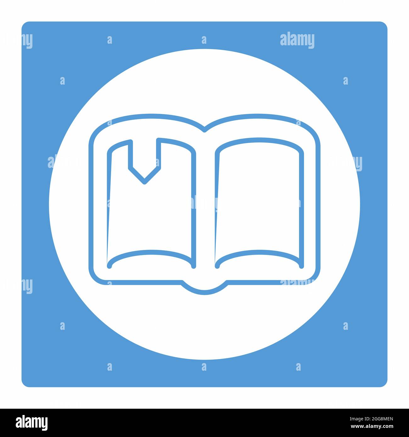 Icon Vector of Book - White Moon Style - Simple illustration, Editable ...