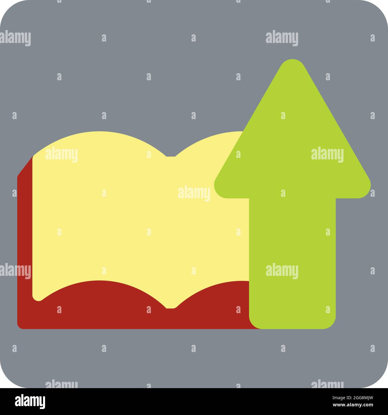 Downloading symbol, illustration, vector, on a white background Stock ...