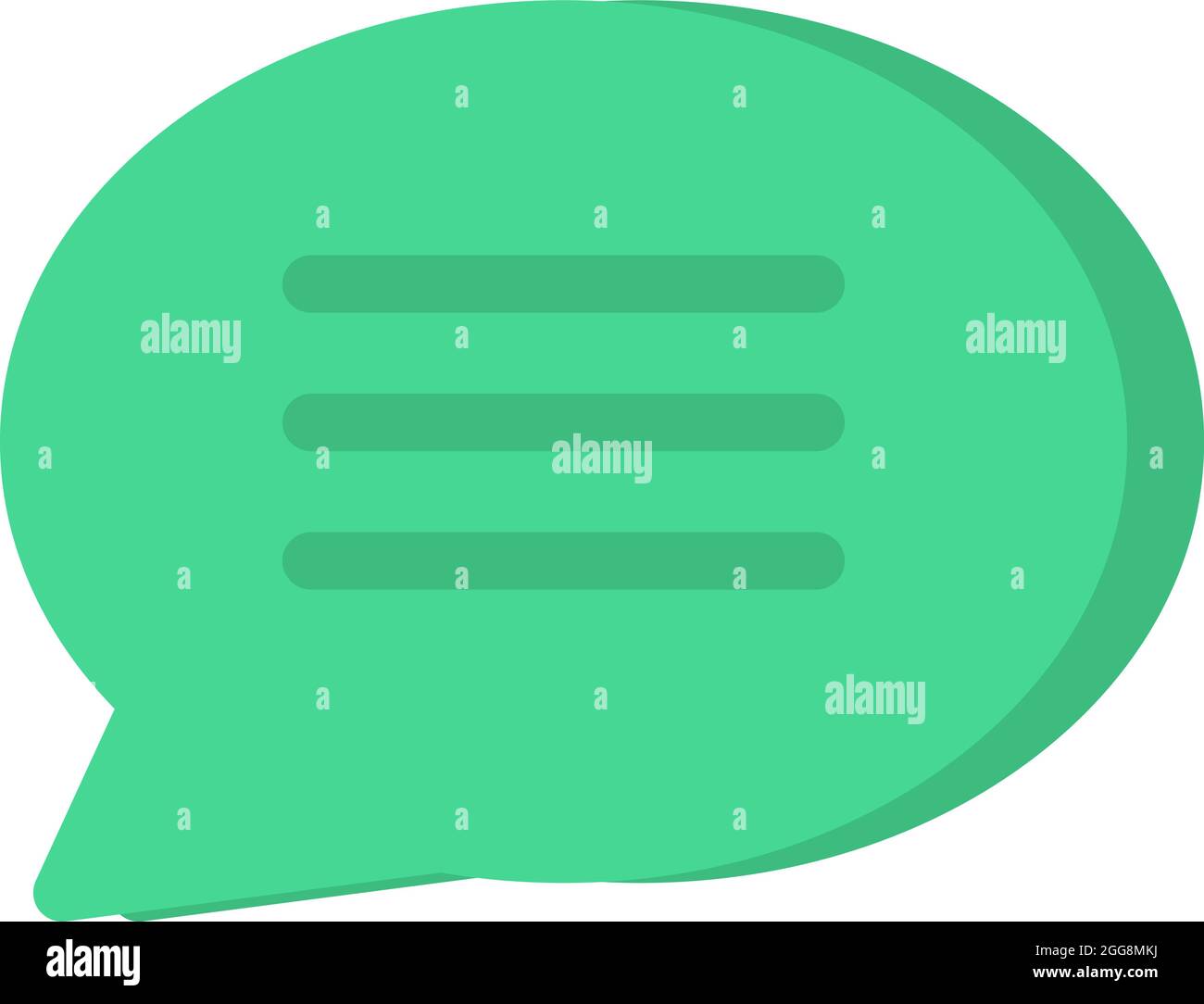 Chatting message on mobile Stock Vector Images - Alamy