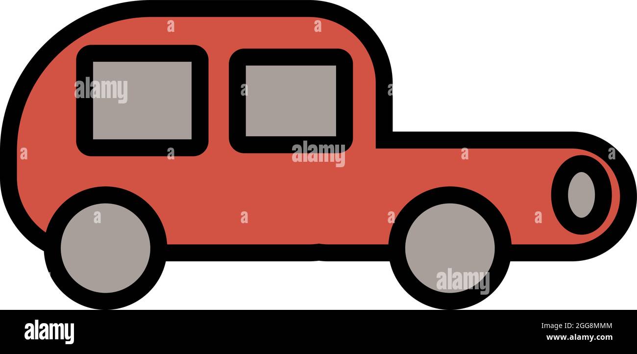 Old rusty retro car Stock Vector Images - Alamy