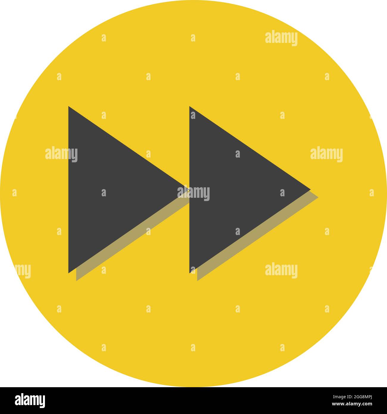 Modern fast forward arrow Stock Vector Images - Alamy