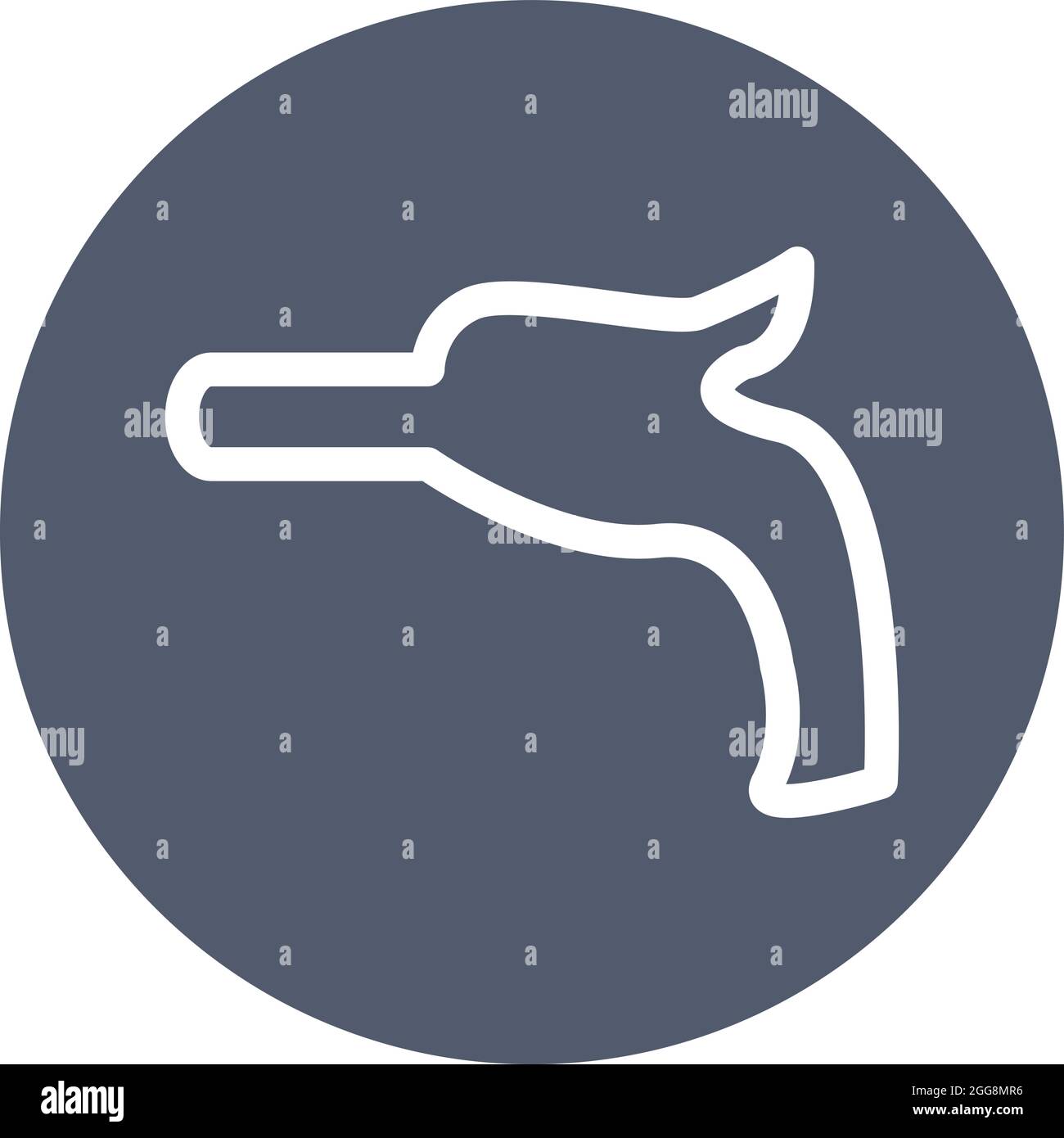 Vintage machine gun on Stock Vector Images - Alamy