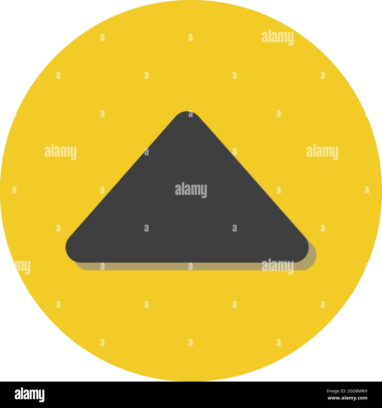 Eject arrow button, illustration, vector, on a white background Stock Vector Image & Art - Alamy