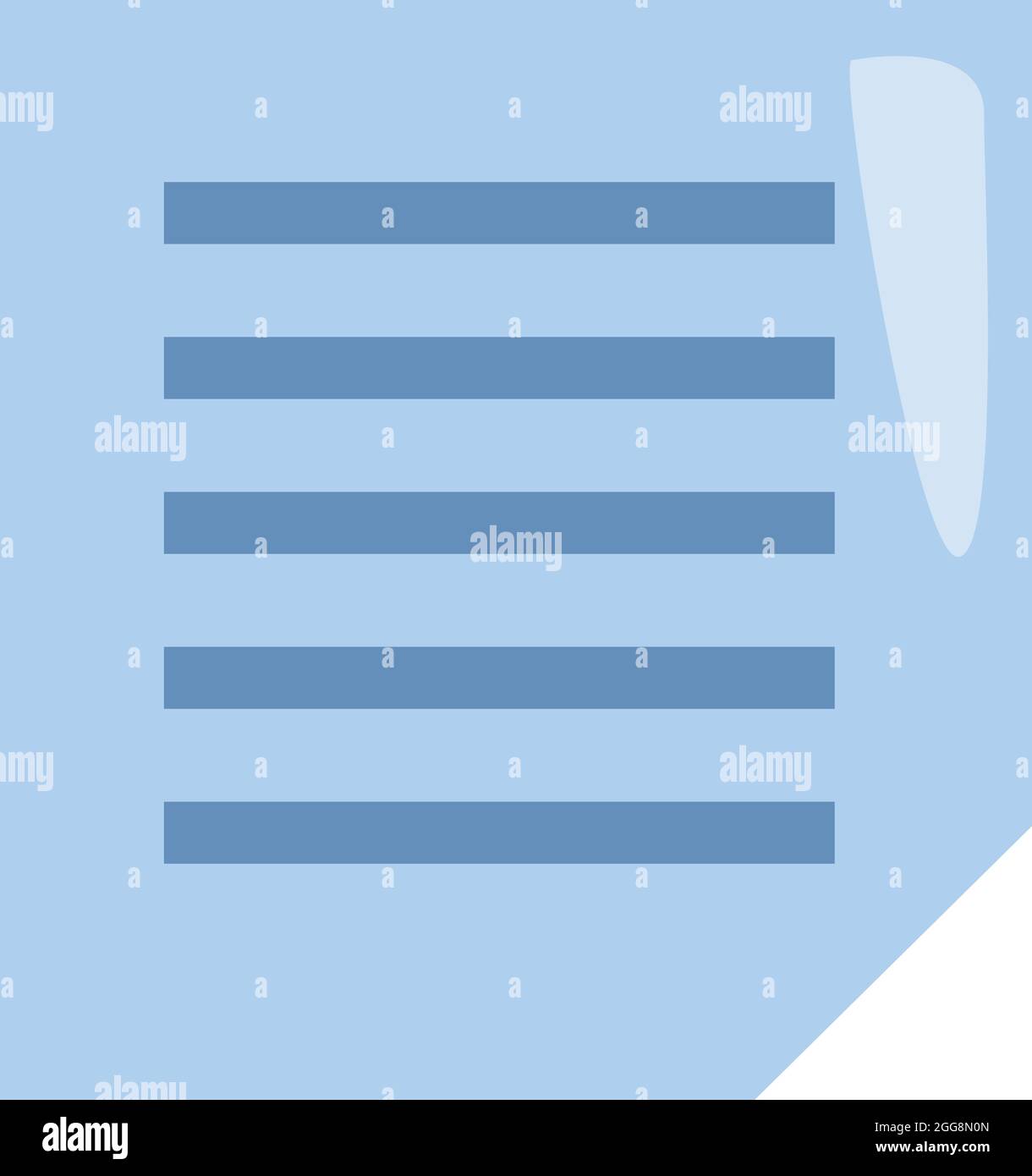 Bank document, illustration, vector, on a white background Stock Vector ...