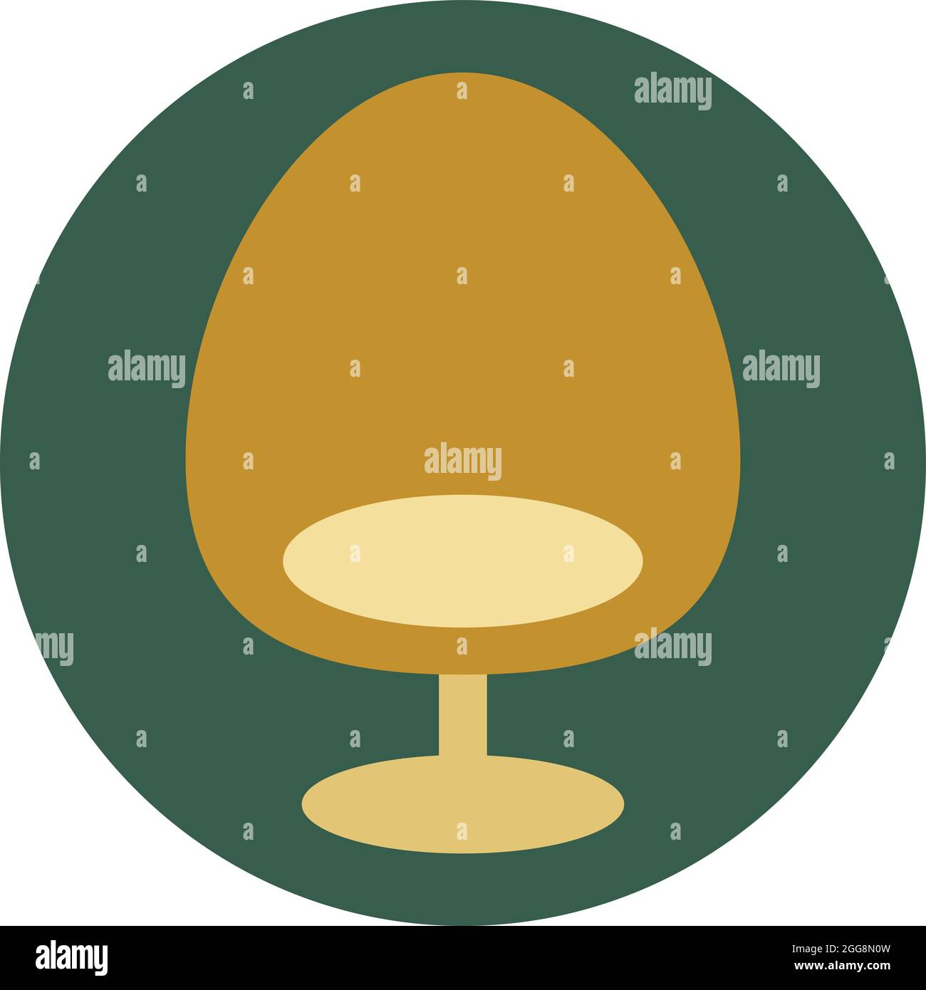 Comfy chair, illustration, vector, on a white background Stock Vector ...