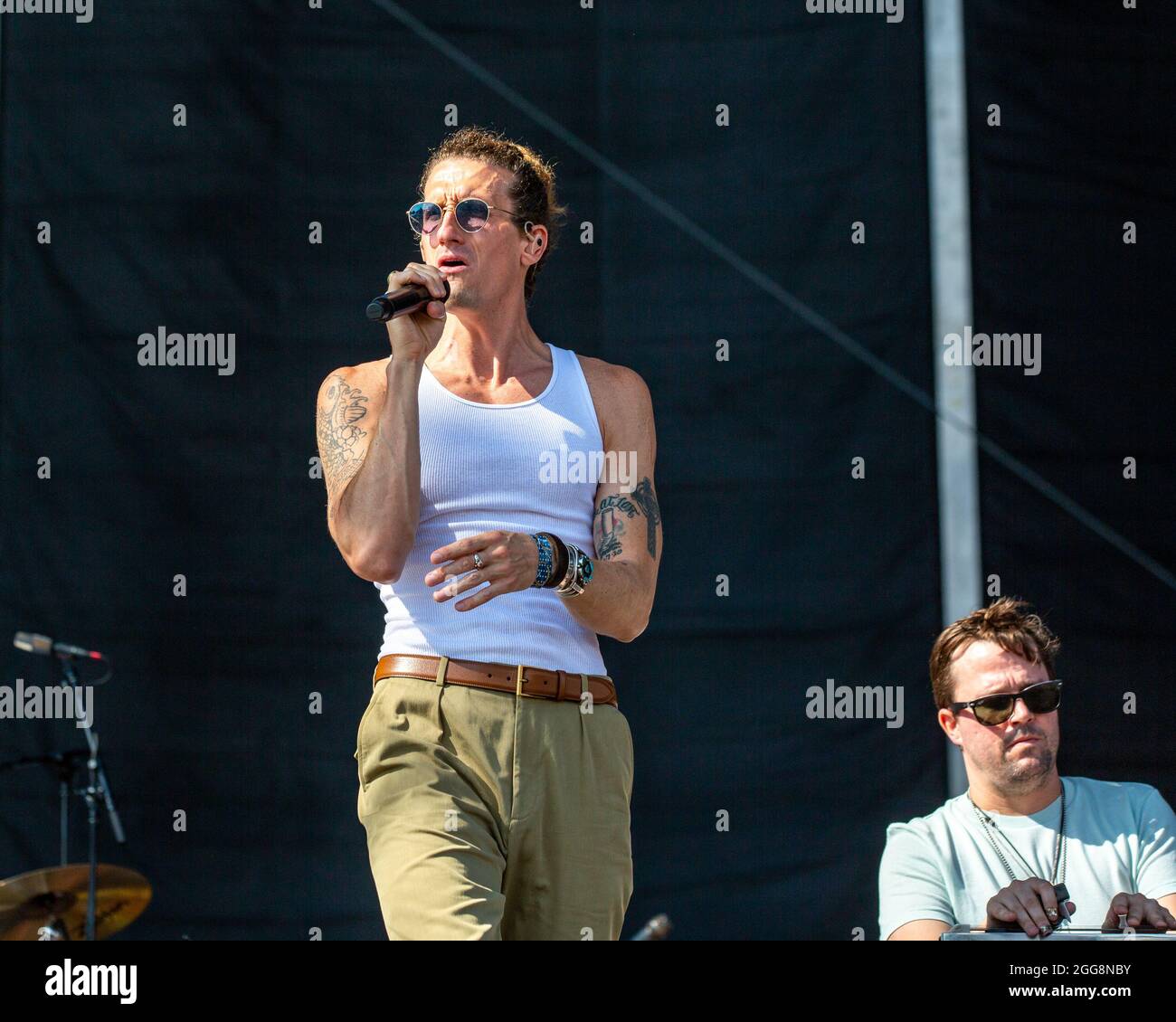 David Shaw of The Revivalists during the Railbird Music Festival at The ...
