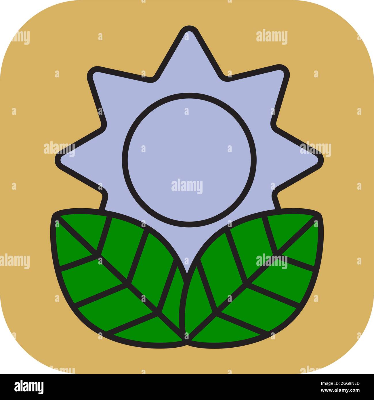 Eco sun, illustration, vector, on a white background Stock Vector Image ...