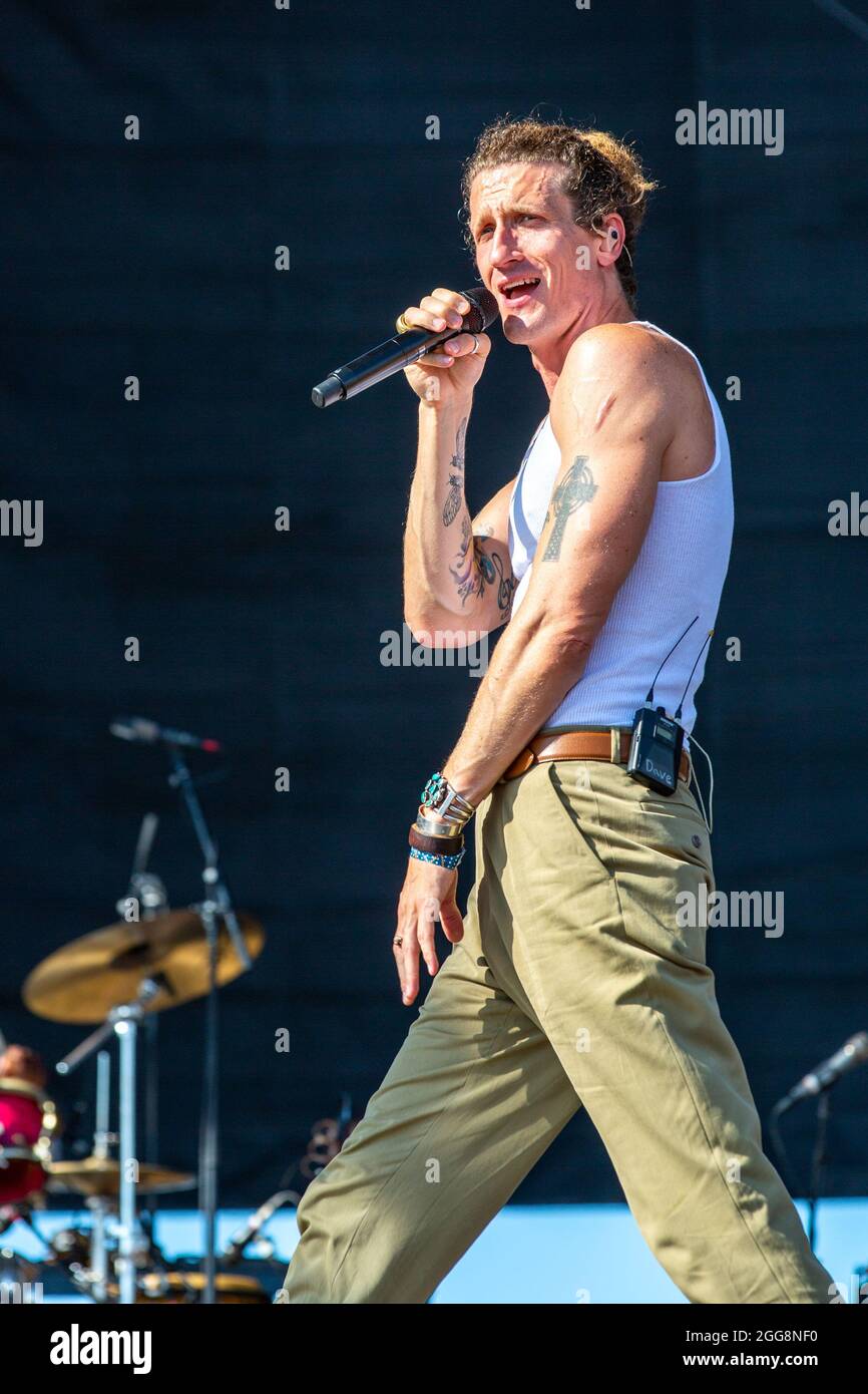 David Shaw of The Revivalists during the Railbird Music Festival at The ...