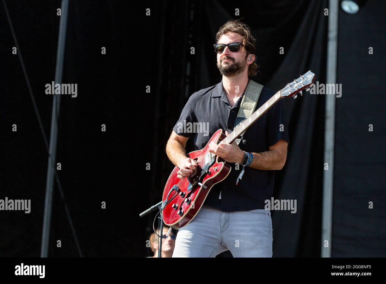 Zack Feinberg of The Revivalists during the Railbird Music Festival at ...