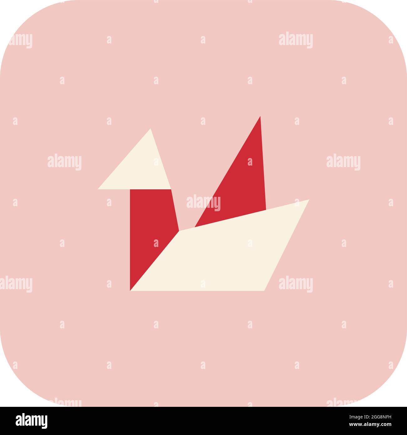 Japan origami, illustration, vector, on a white background Stock Vector ...