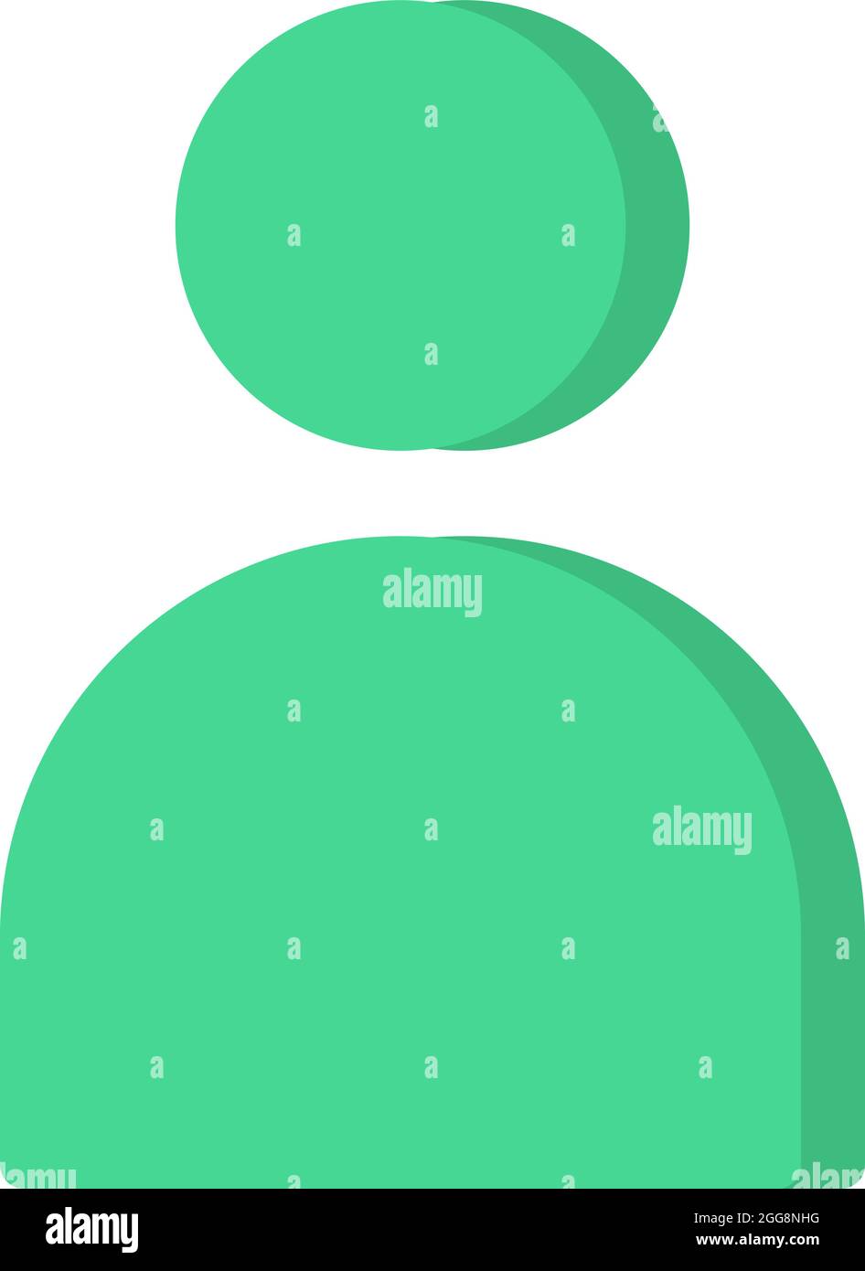 Contacts app, illustration, vector, on a white background Stock Vector ...