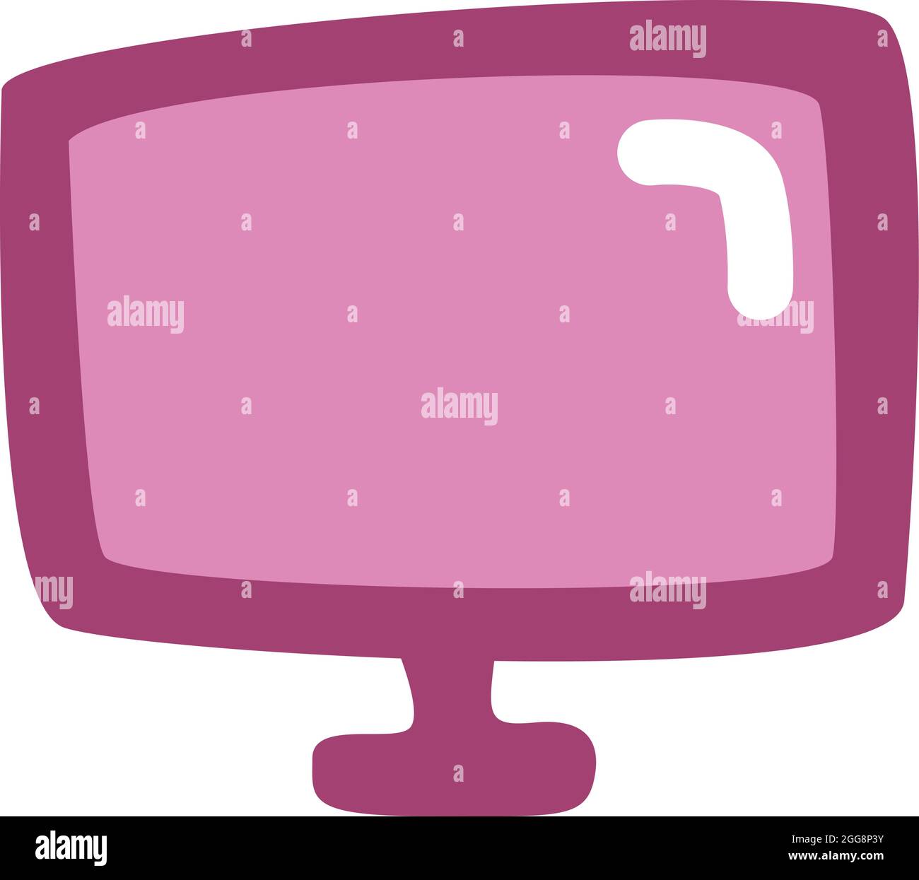 Man on a tv show Stock Vector Images - Alamy