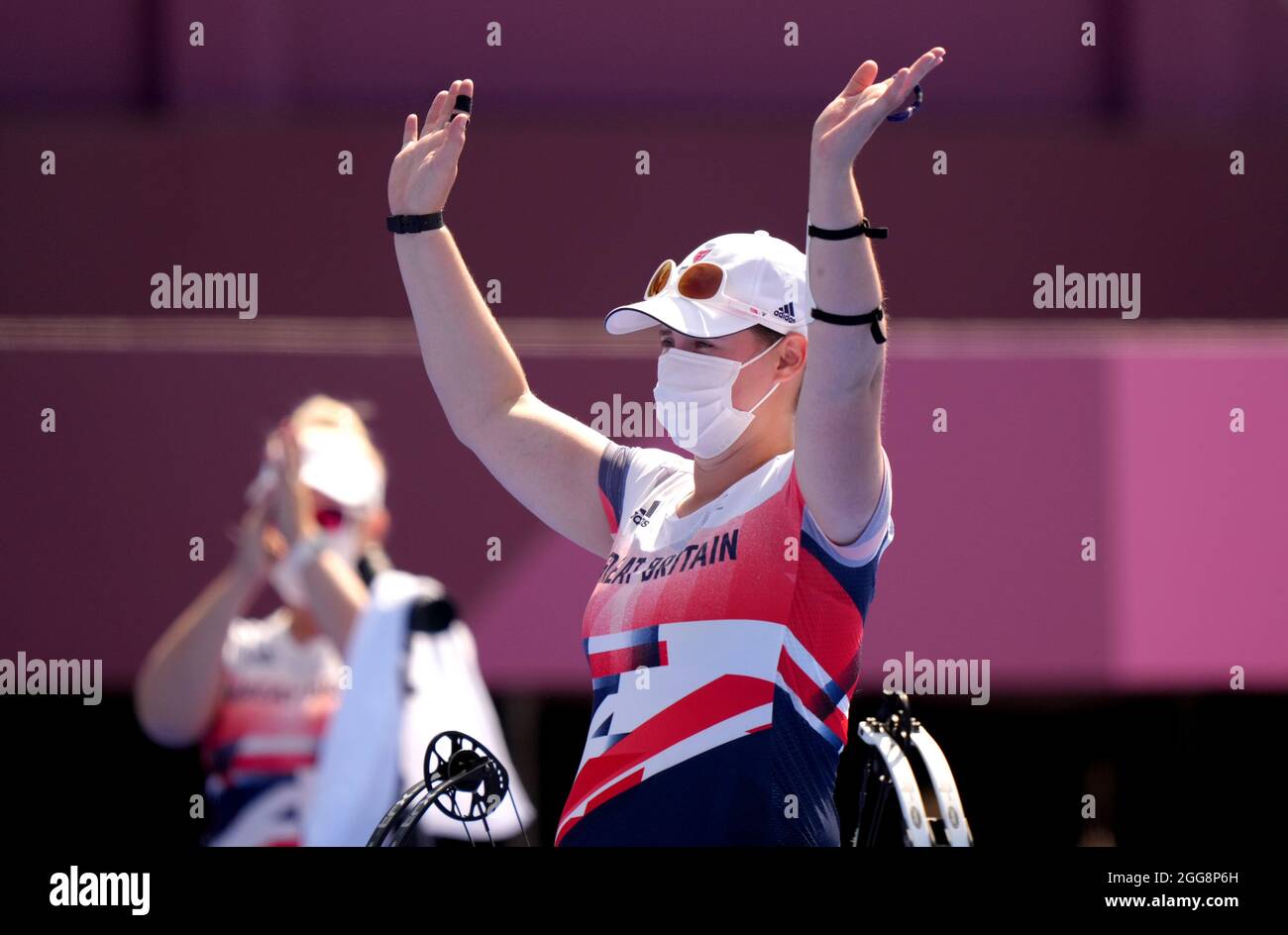 Great Britain's Phoebe Paterson Pine gestures prior to the Women's ...