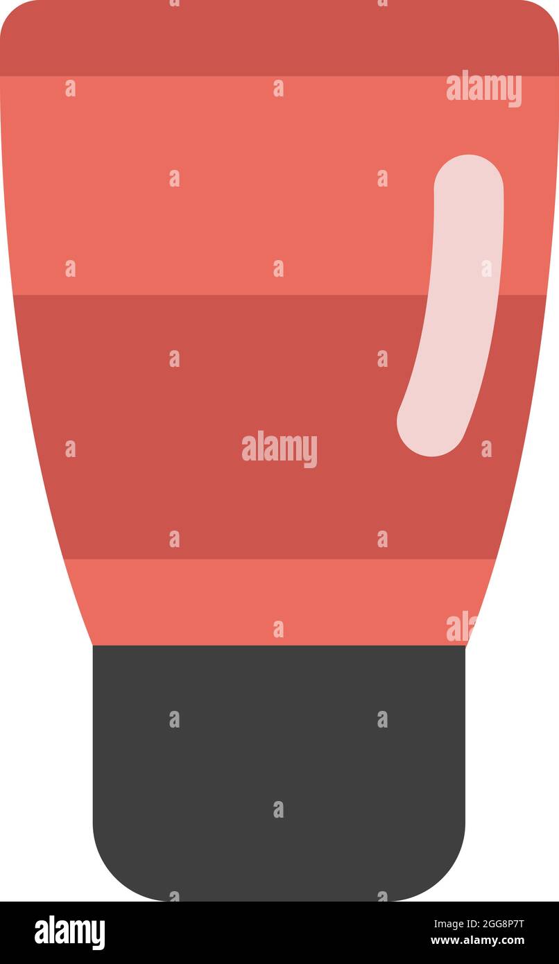 Red hand cream, illustration, vector, on a white background Stock ...