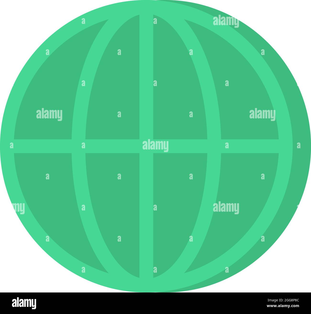 Web globe icon, illustration, vector, on a white background Stock ...