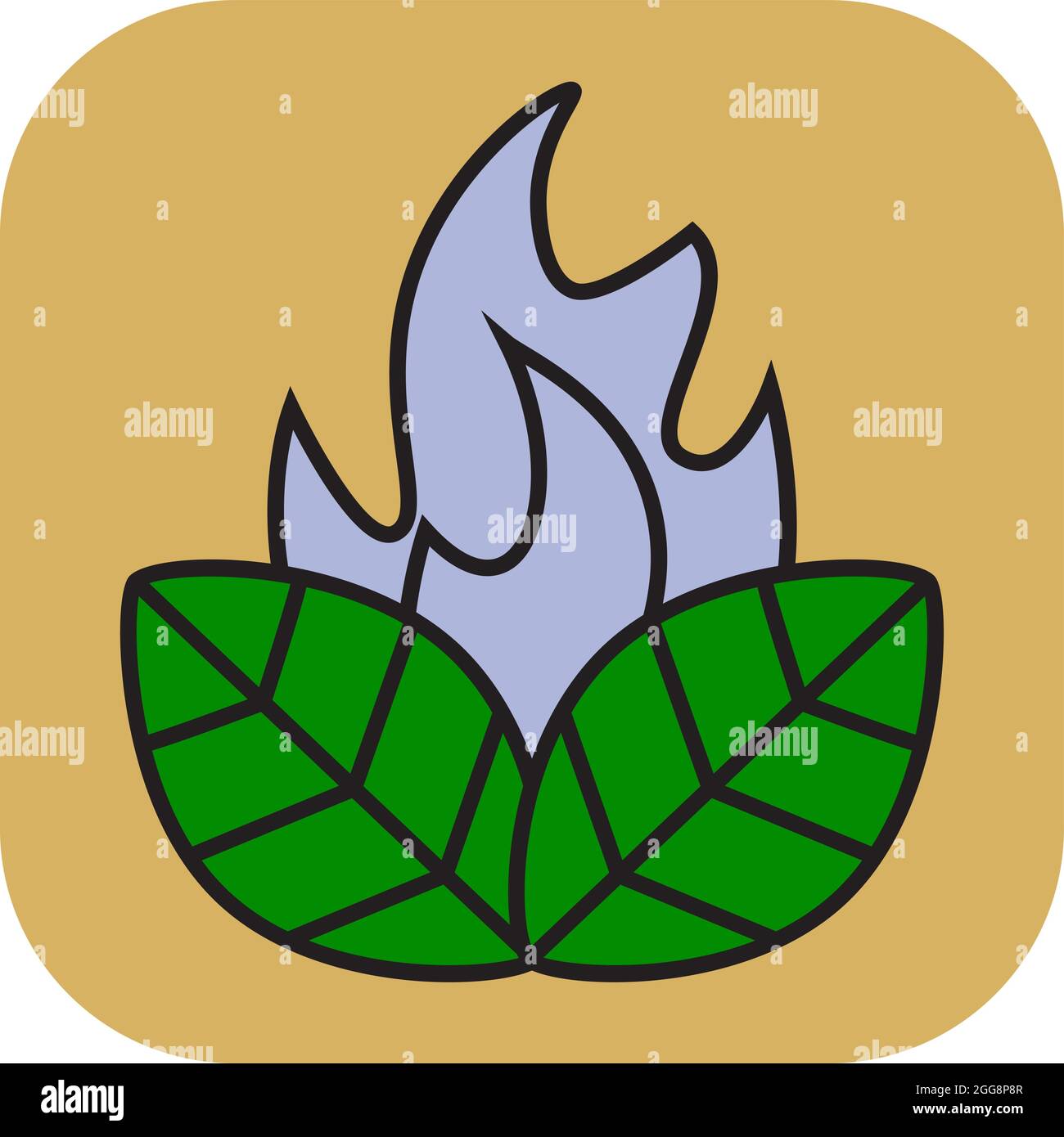 Ecology fire, illustration, vector, on a white background Stock Vector ...