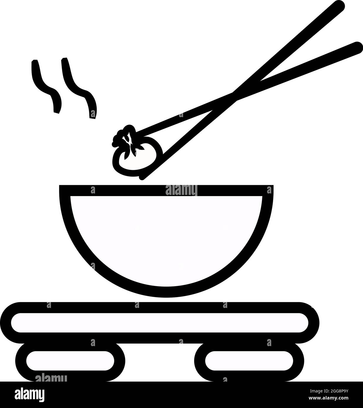 Dumplings china vector Cut Out Stock Images & Pictures - Alamy