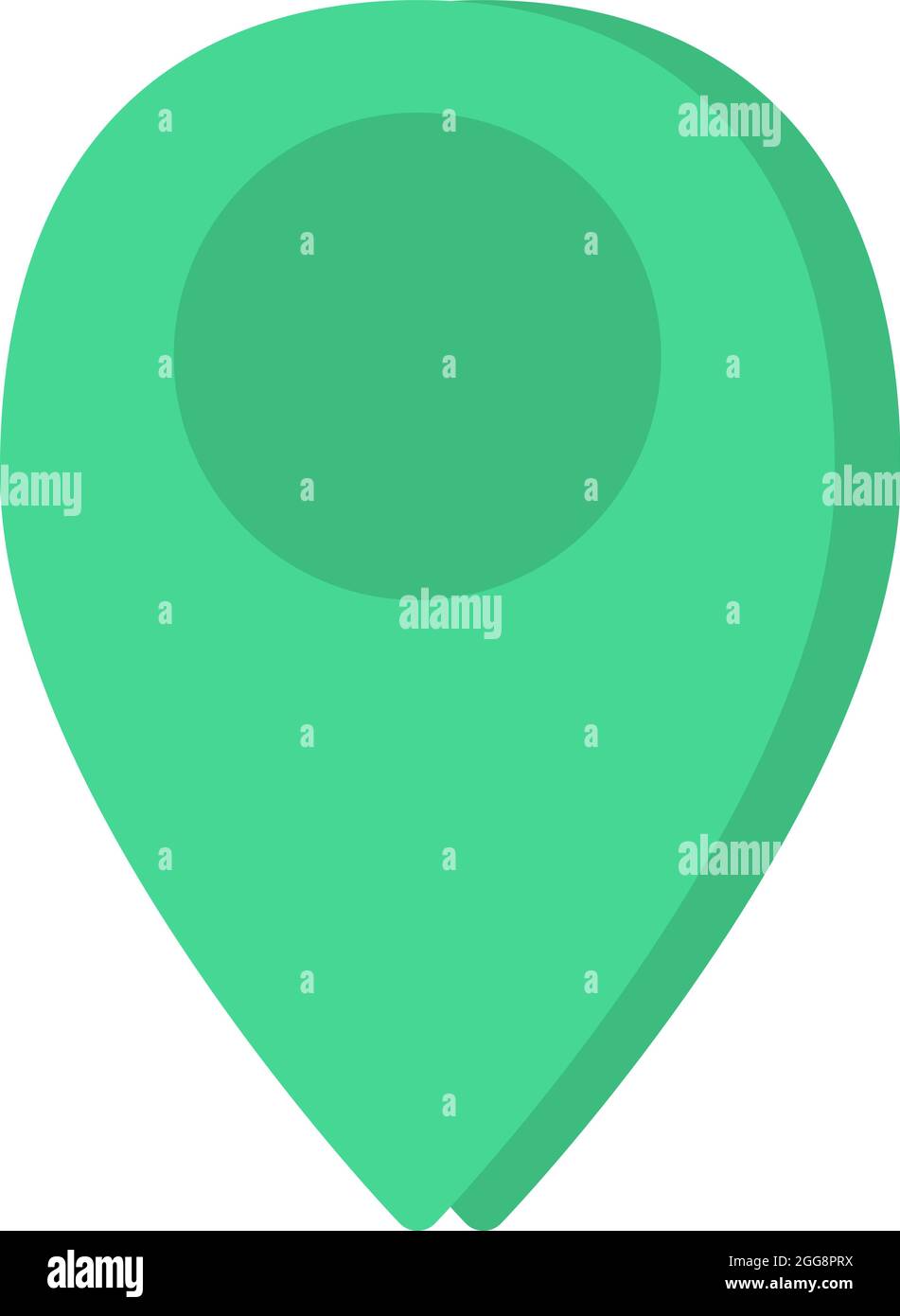 Map pin icon, illustration, vector, on a white background Stock Vector ...