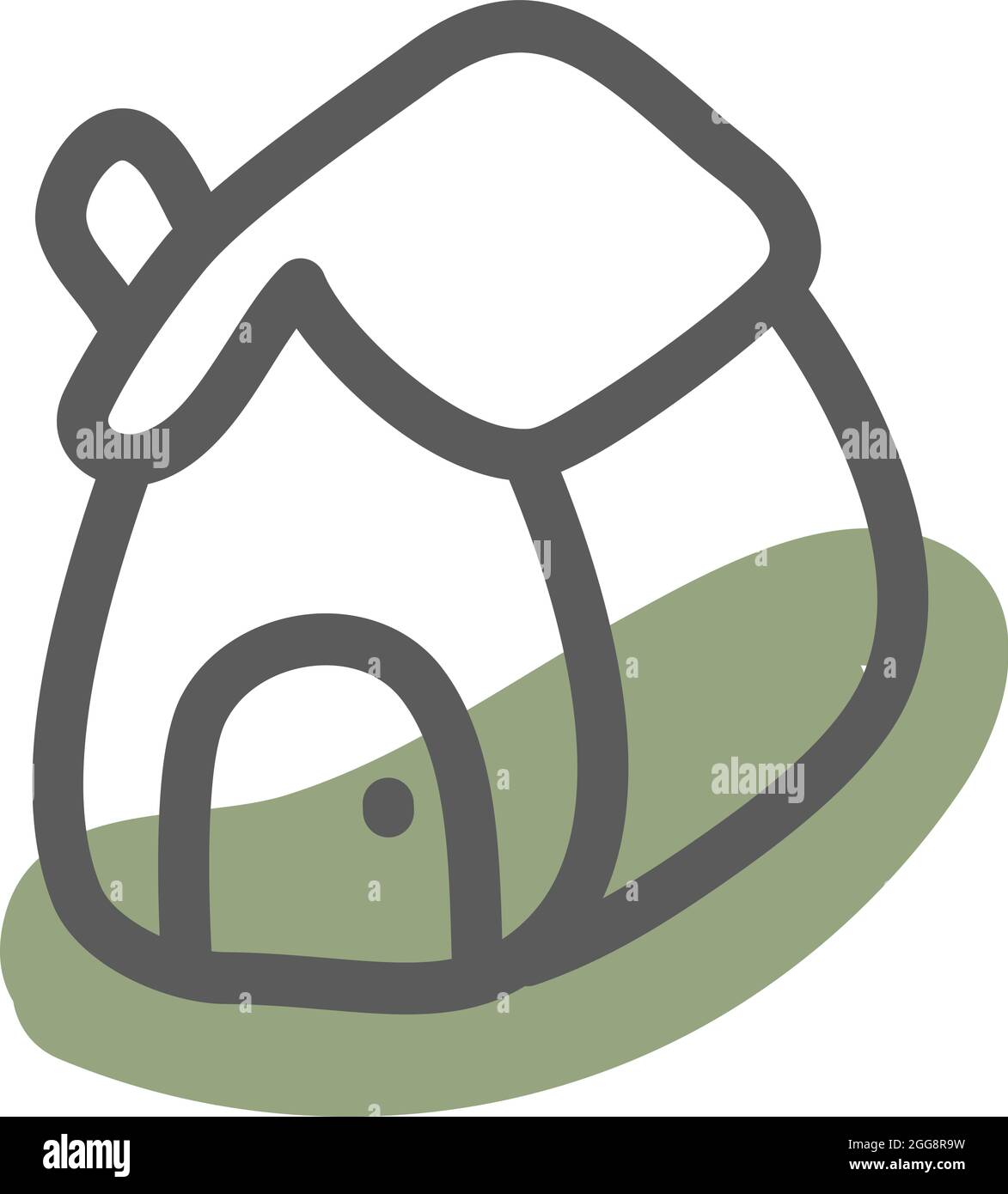 Palace house, illustration, vector, on a white background Stock Vector ...