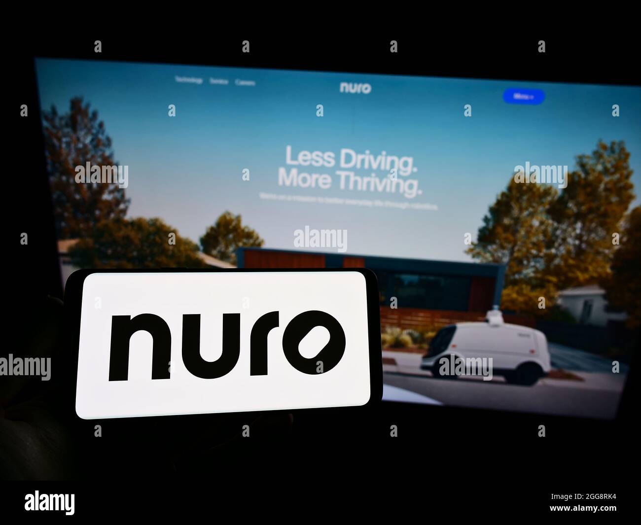 Nuro website hi-res stock photography and images - Alamy
