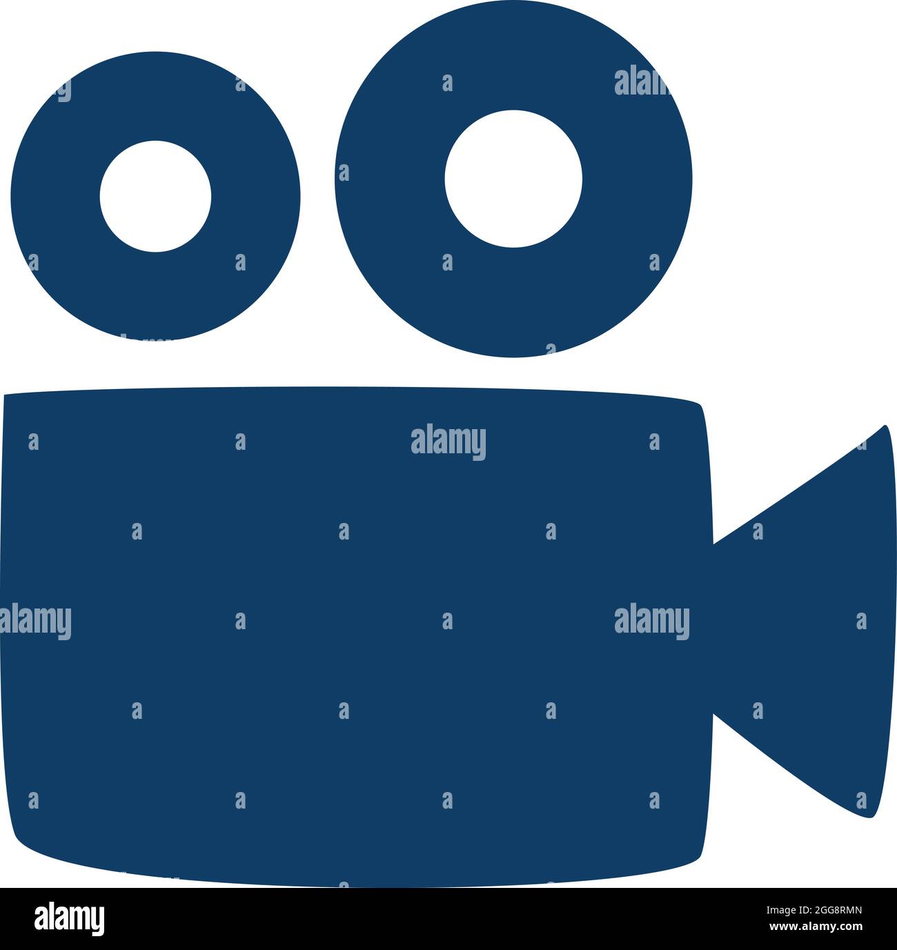 Taking videos, illustration, vector, on a white background Stock Vector ...