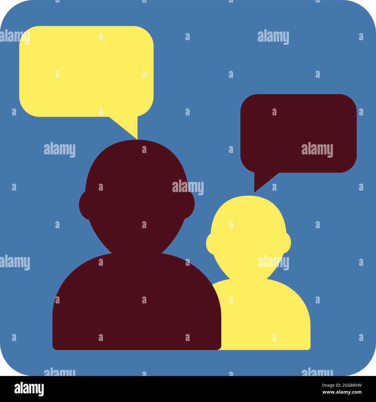 Marketing communication icon, illustration, vector, on a white ...